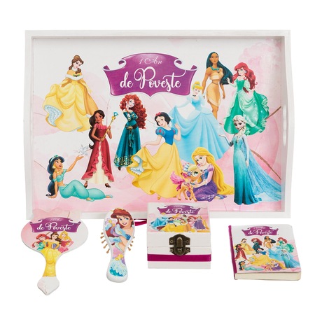 Tavita mot personalizata cu nume si data, Printesele Disney, Roz, 7 ...