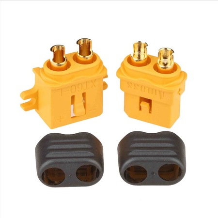 Set conectori electrici XT60, 1 mama si 1 tata si 2 carcase - eMAG.ro