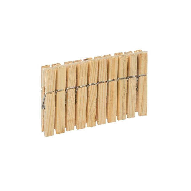 Set 10 carlige pentru rufe, din lemn Sepio - eMAG.ro