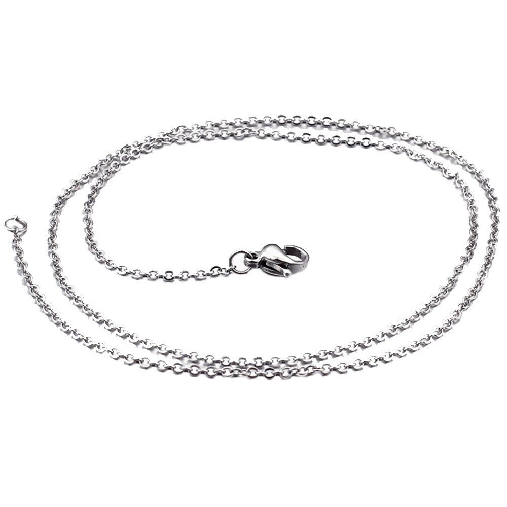 Lant 4220C inox, Sic Moda, Argintiu, lungime 55 cm, 2 mm - eMAG.ro