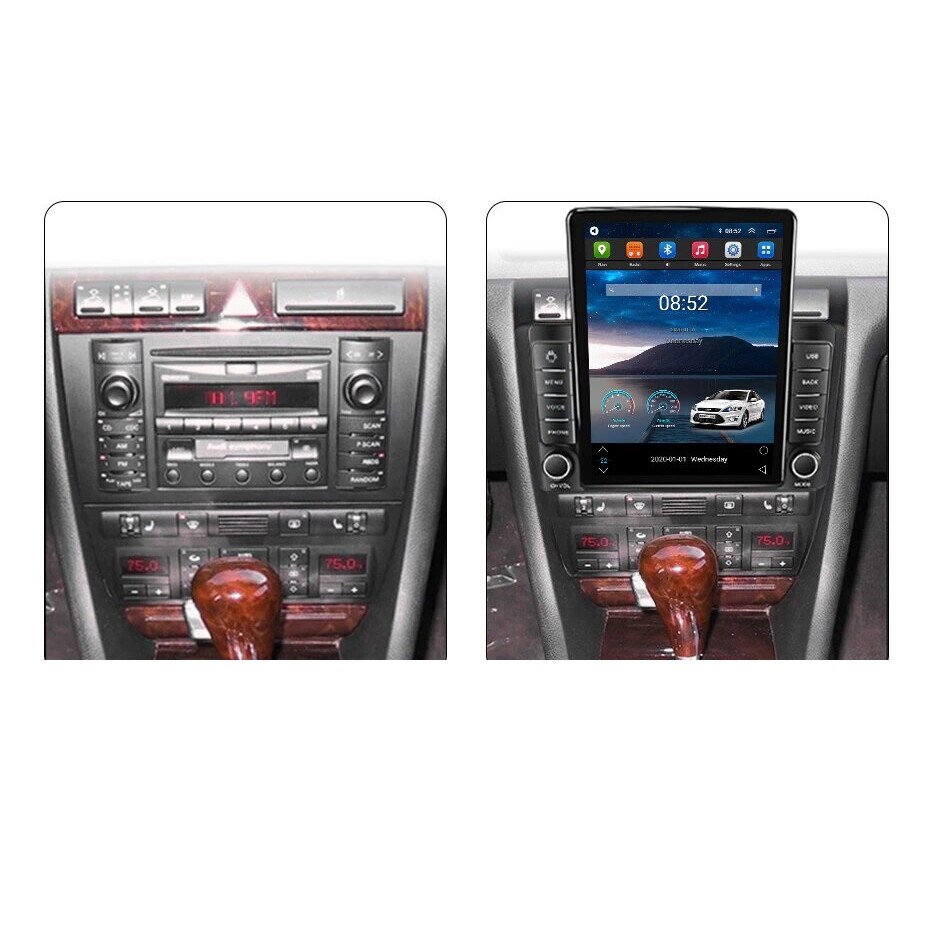 Navigatie Audi A6 C5 din 1997-2004, NAVIGPS, Display TESLA 9.5 inch ...