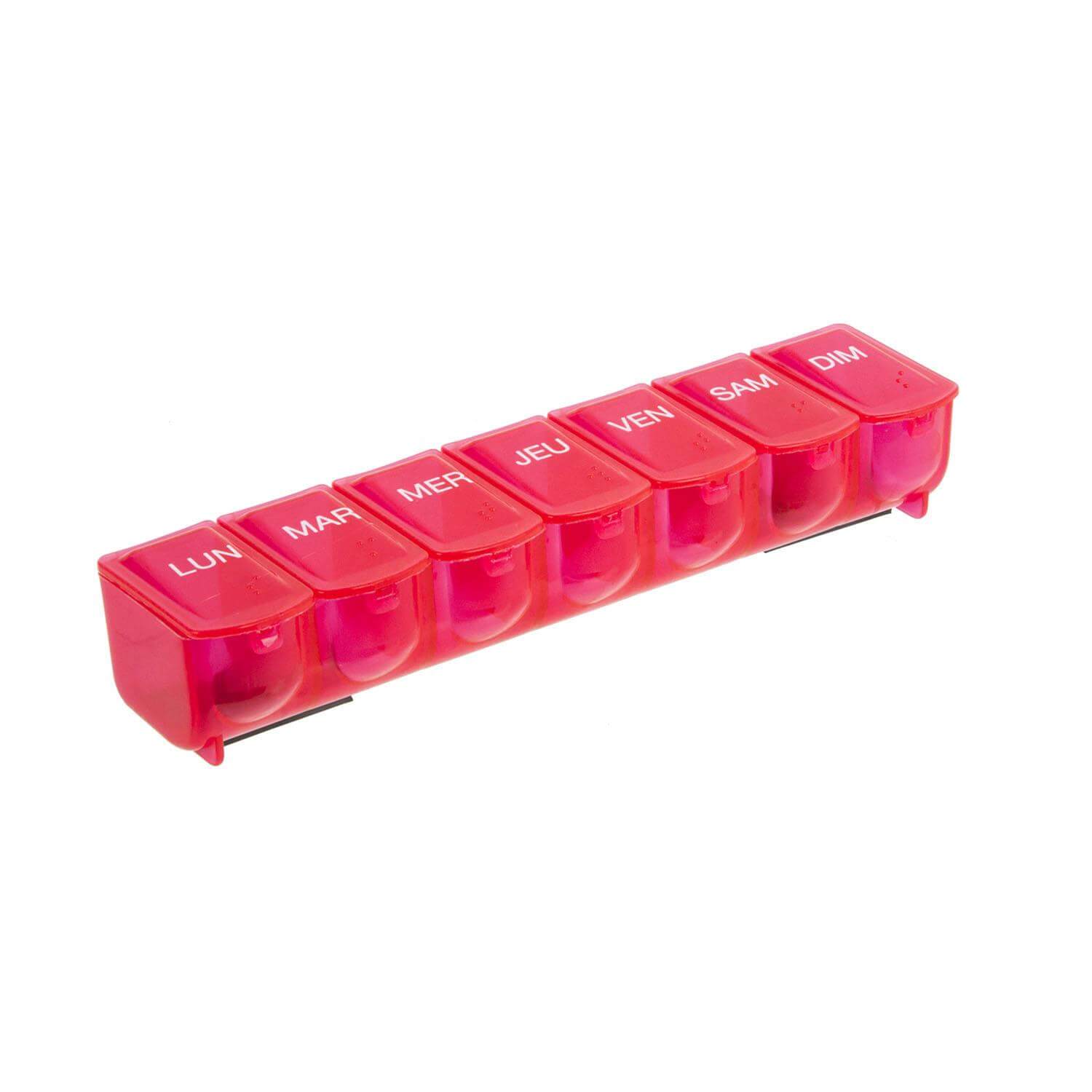 Cutie medicamente, pentru 7 zile, 16,5x3x4 cm, prindere cu magneti ...