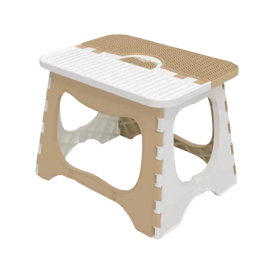 Scaun tip inaltator pliabil, pentru copii, SC01L, 22 cm inaltime, crem ...