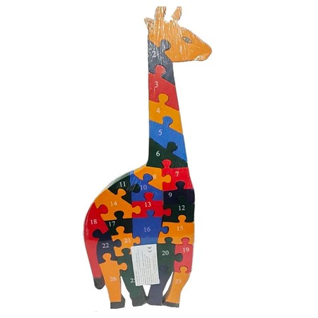 Puzzle Lemn Animale Cu Cifre Si Litere, 26 piese - eMAG.ro