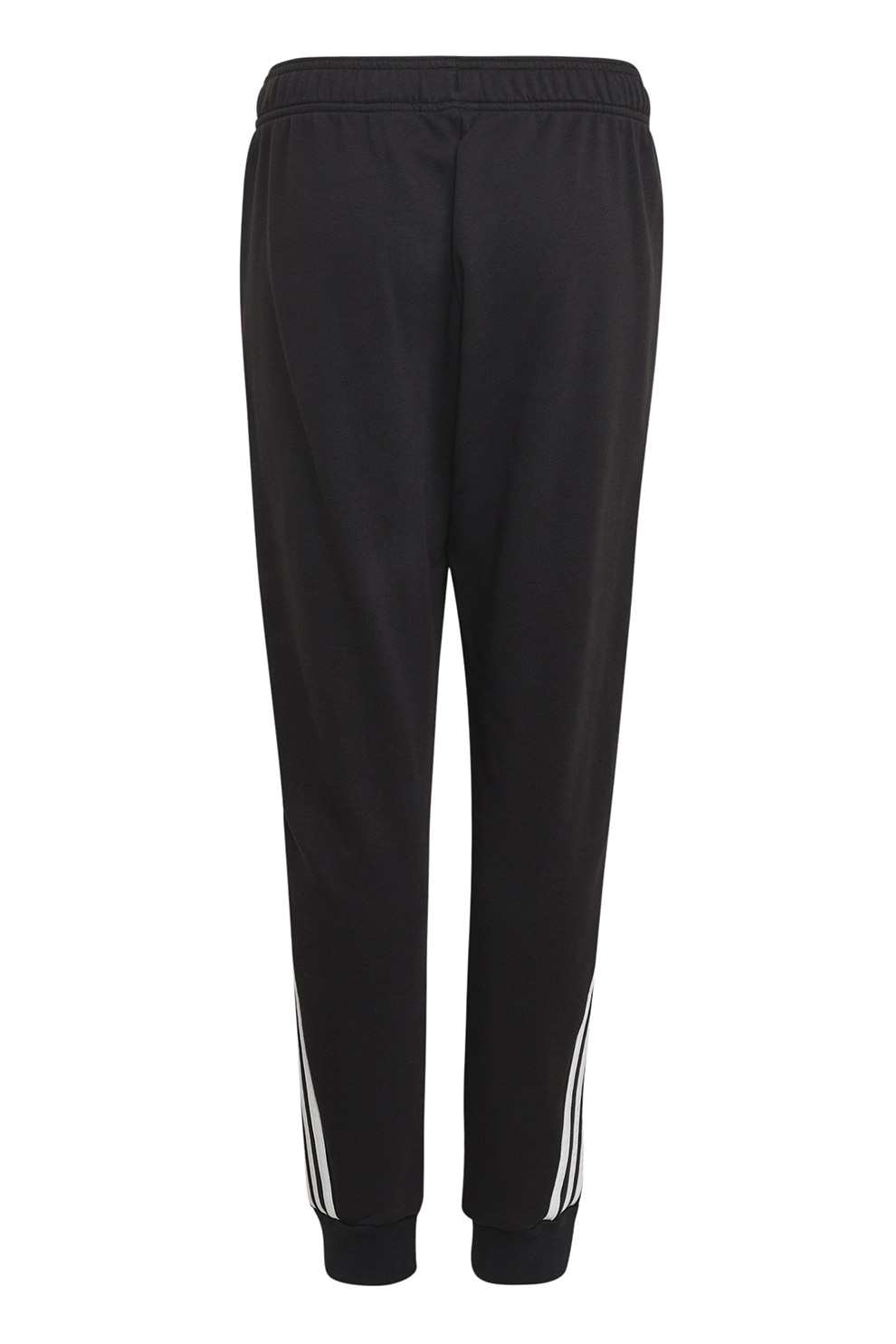 adidas Sportswear, Trening cu gluga, fermoar si logo, Alb, Negru stins ...