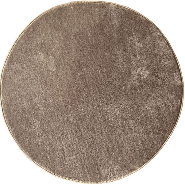 Covor circular decorativ pentru interior, Maro, 70 cm - eMAG.ro