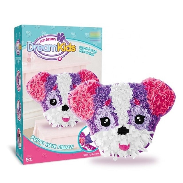 Set creativ tip perna pentru copii, Dream Kids, Catelus - eMAG.ro