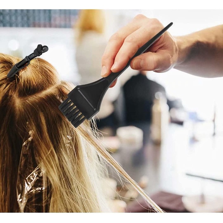 Set vopsit parul, Ardette, SVP02, Negru, 4 piese, cu bol si 3 pensule ...