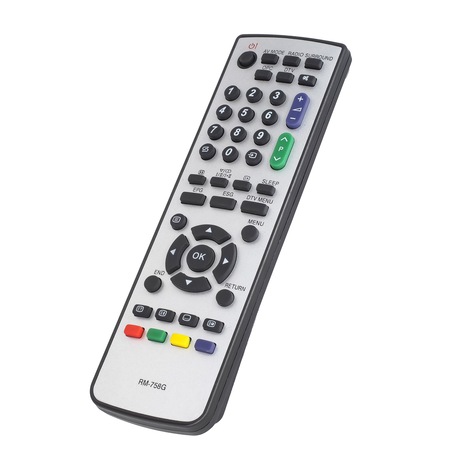 Дистанционно за Lcd, Sharp, RM-758G, сиво с радио бутон - eMAG.bg