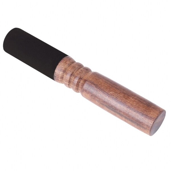 Bat pentru bol cantator din lemn de piersic cu capat infasurat in piele ...