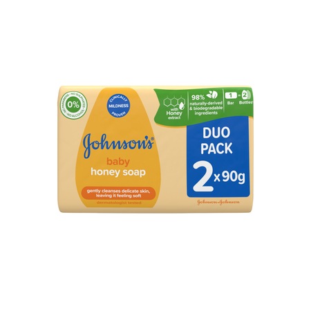 Sapun Johnson Baby Cu Miere de Albine, 2 x 90 g Pentru Copii, Pentru ...