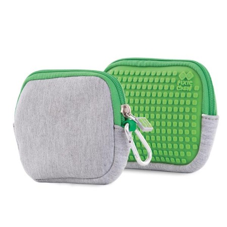 Penar, Pixie, Neopren/Silicon, 15 x 11 x 2.3 cm, Gri/Verde - eMAG.ro