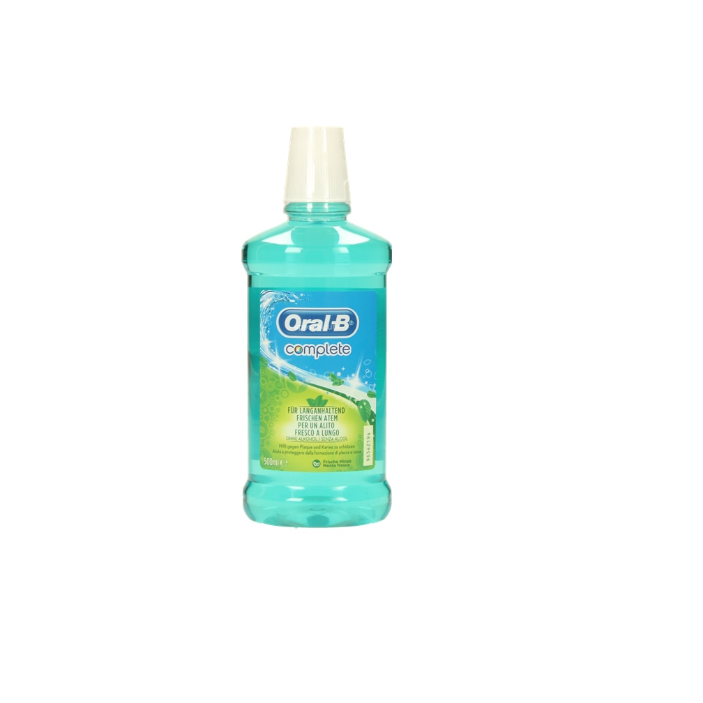 Apa de gura Oral B Complete Anti-Plaque 500ml - eMAG.ro