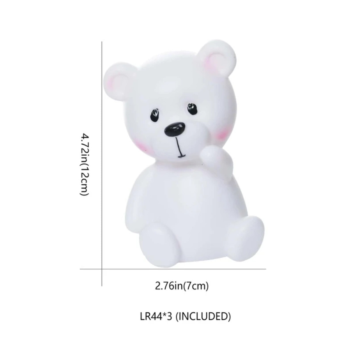 Детска нощна лампа във формата на мече Emag Bg