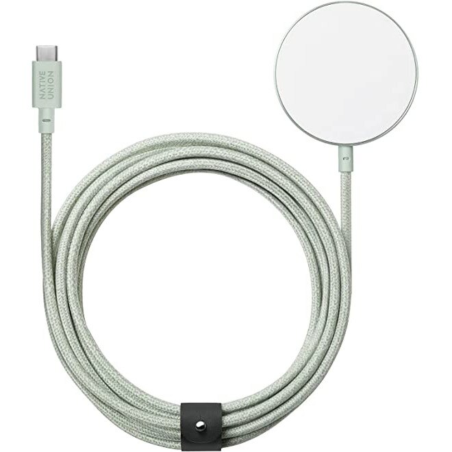 Incarcator Wireless Magnetic, Native Union Snap Cable XL Sage, Iphone ...