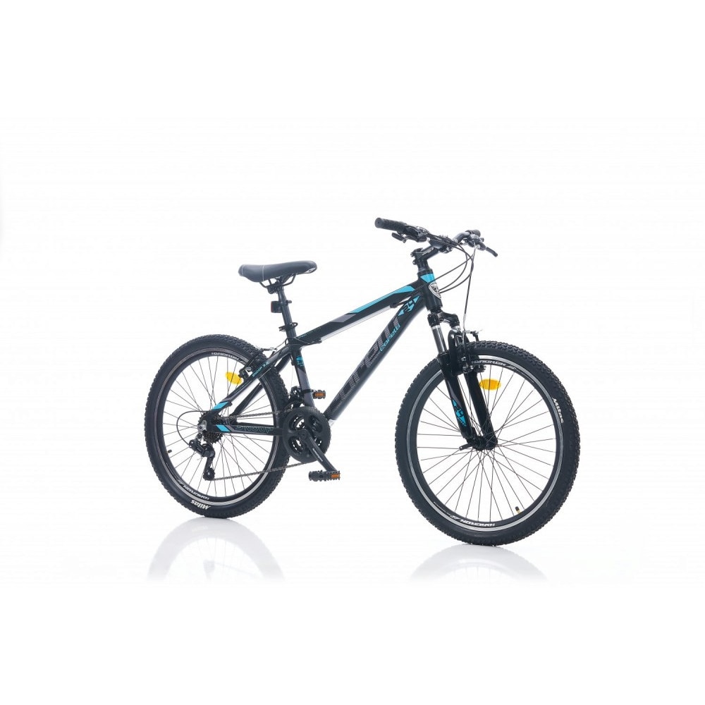 Bicicleta pentru copii, Corelli, Snoop 3.2, 24 MTB, Negru/Albastru ...