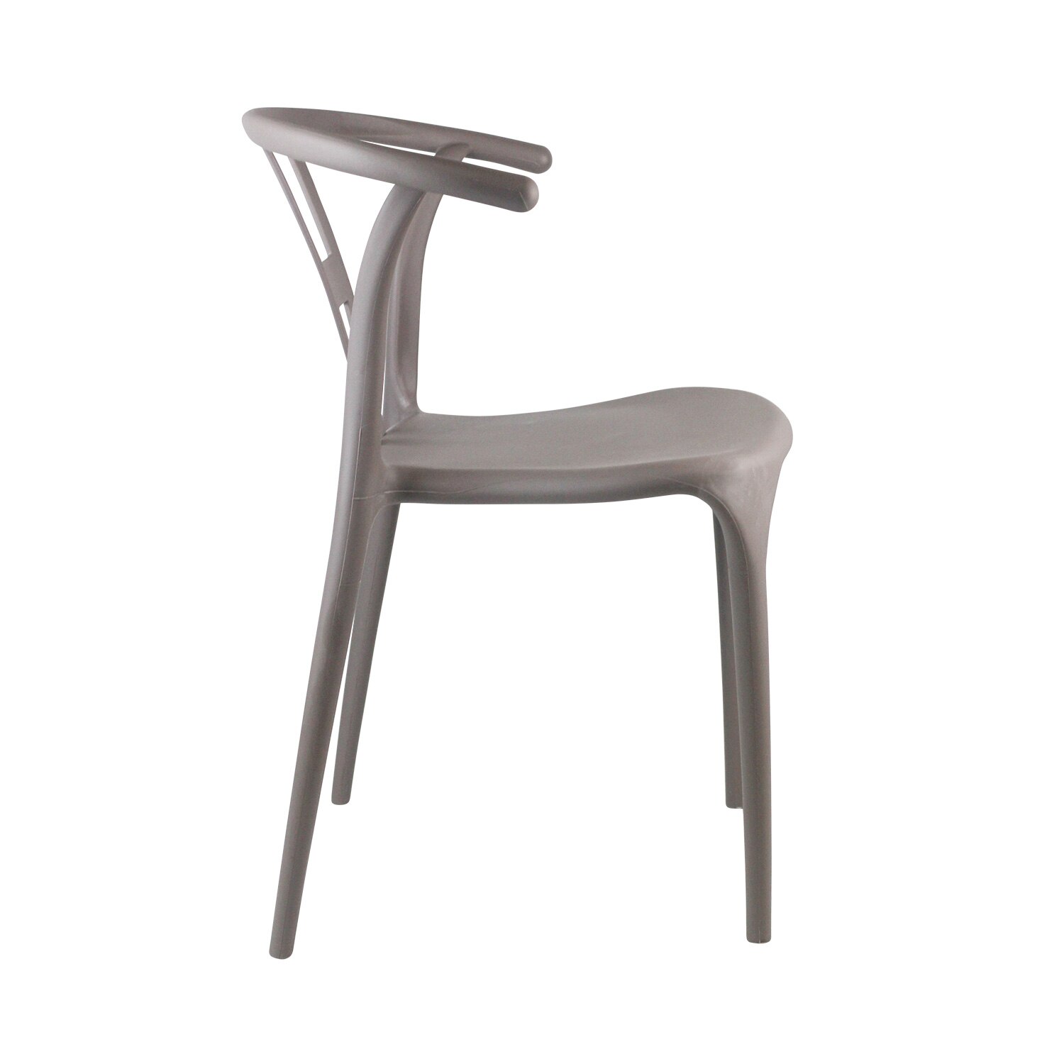 Set 4 scaune Thinia Home, Polipropilena, 75x52x49.5cm, Maro - eMAG.ro