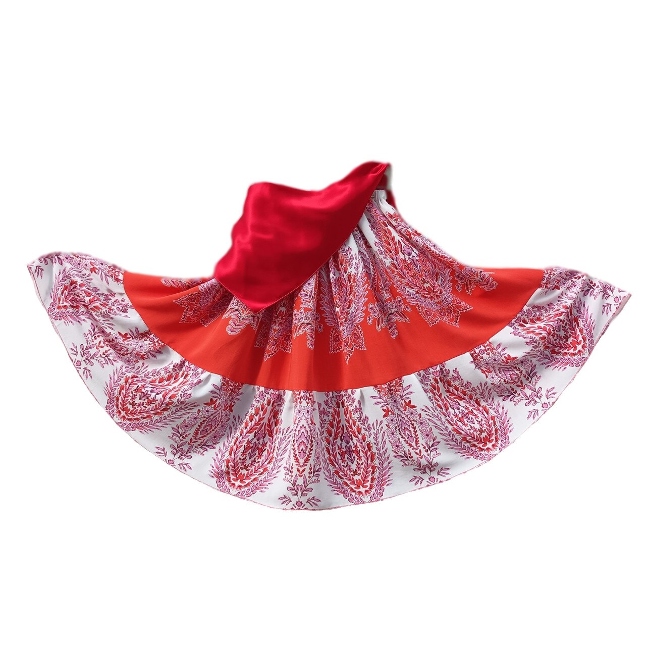 Costum etno tiganesc Miss Mignon, multicolor, fete 7-8 ani, marime 122 ...