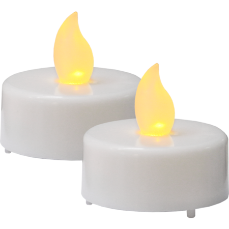 Set 2 lumanari LED, Star Trading, Paulo, Plastic, Lumina calda, 4 cm ...