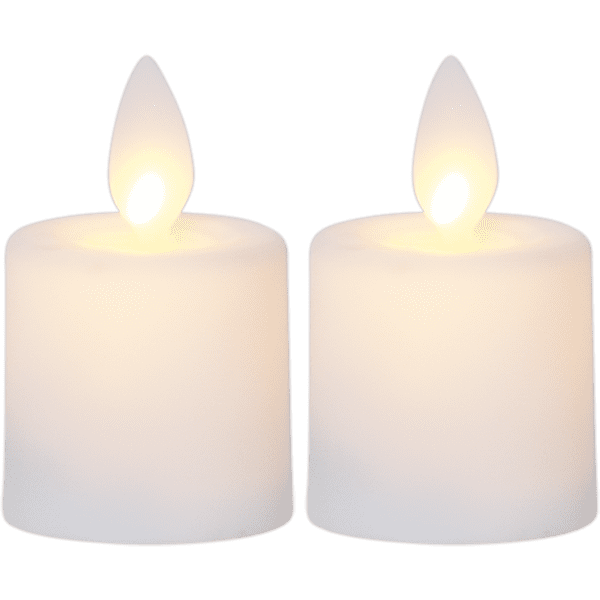 Set 2 lumanari LED, Star Trading, M-Twinkle, Lumina calda, 4 x 6 x 4 cm ...