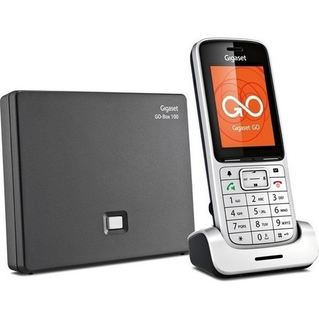 Telefon fara fir Gigaset SL450A GO, Negru/Argintiu - eMAG.ro