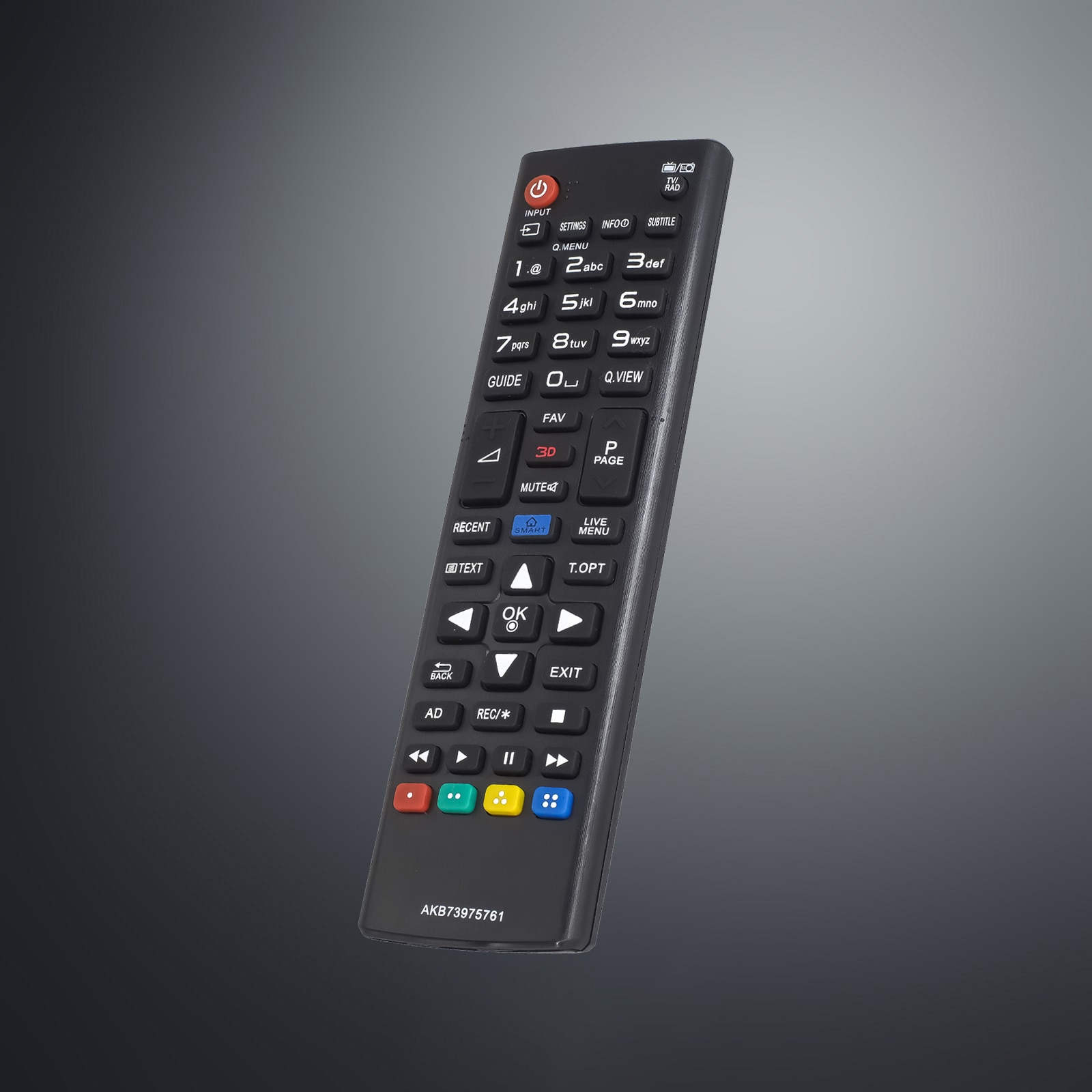 Telecomanda compatibila LCD/LED, Lg, AKB73975761, smart cu 3D, neagra ...