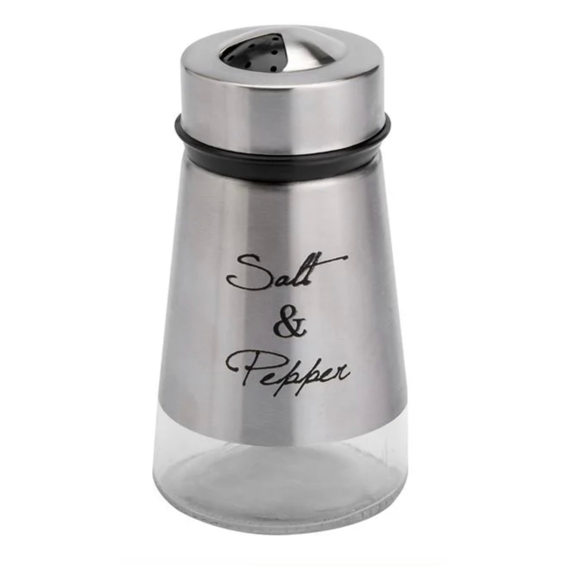 Solnita Pentru Sare Si Piper, Din Sticla Cu capac De Metal, Sferique ...