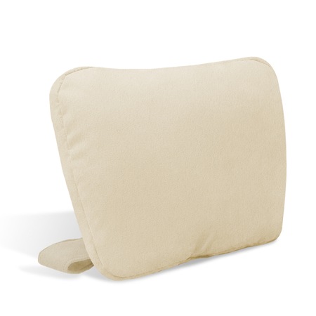 Perna auto tetiera, tip alcantara, 25x21 cm, crem - eMAG.ro
