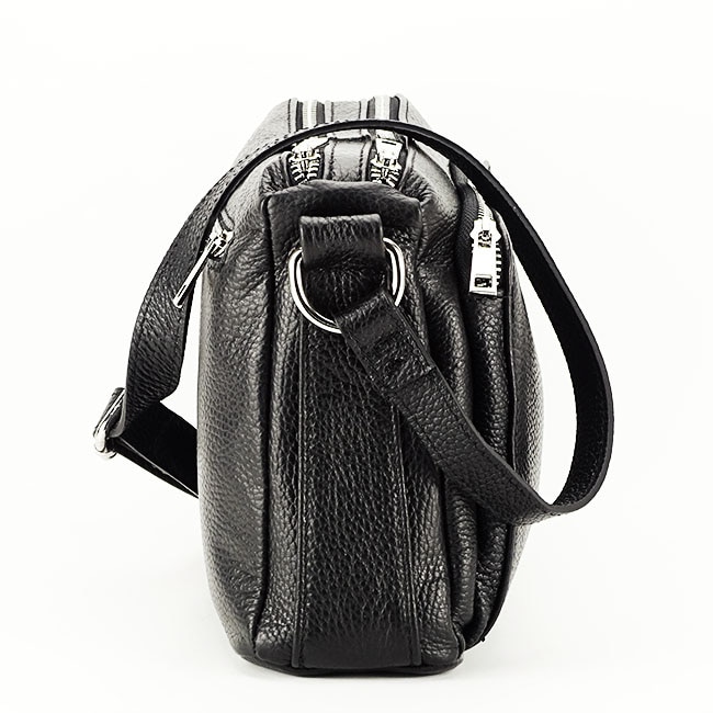 Geanta din piele naturala neagra Camelia 123 - eMAG.ro