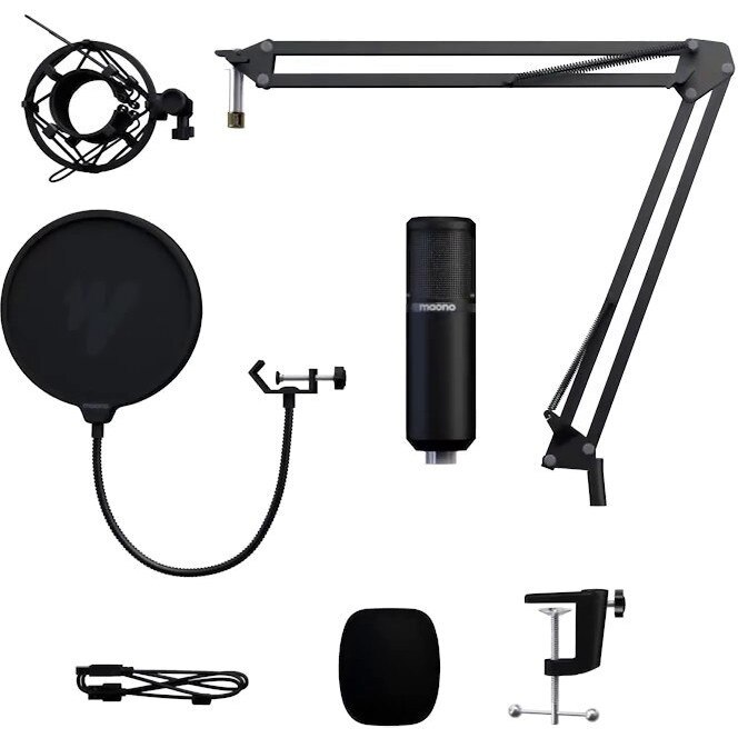 Microfon condensator USB Podcast, Gaming, Streaming, Maono AU-PM420 ...