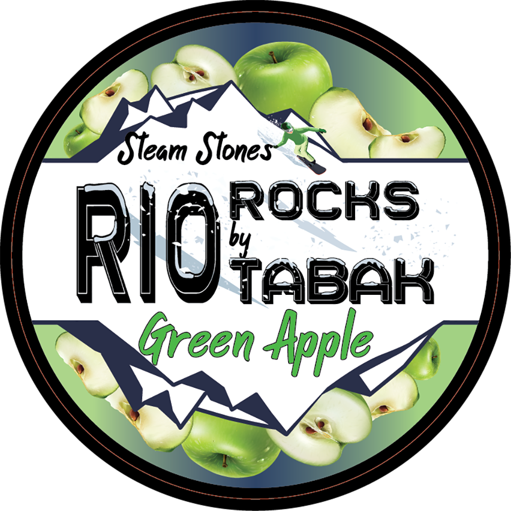 Aroma Pietre Narghilea, RIO Rocks, Mere Verzi, 100 g - eMAG.ro