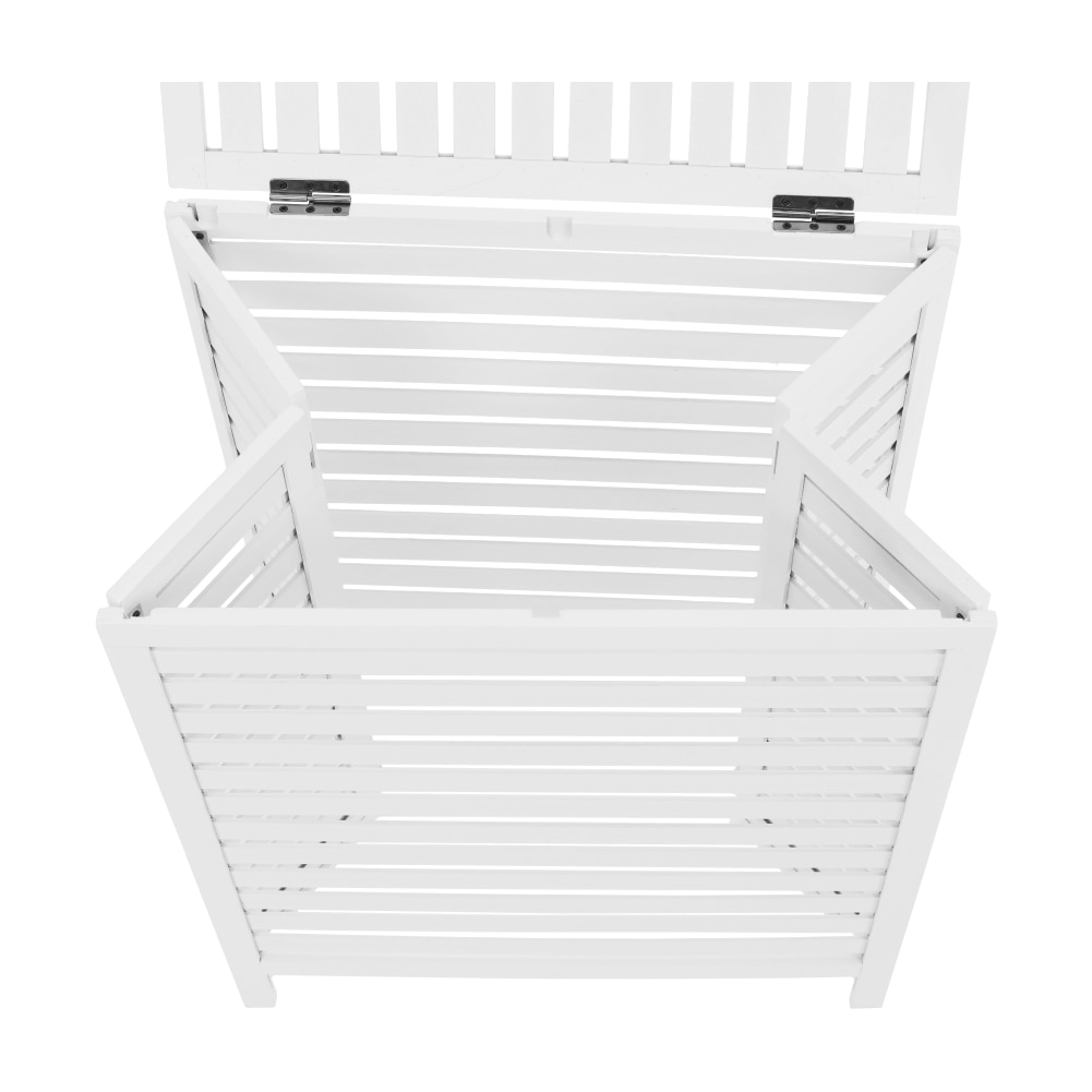 Cos pentru rufe DacEnergy©, realizat din bambus si material textil, 2 ...