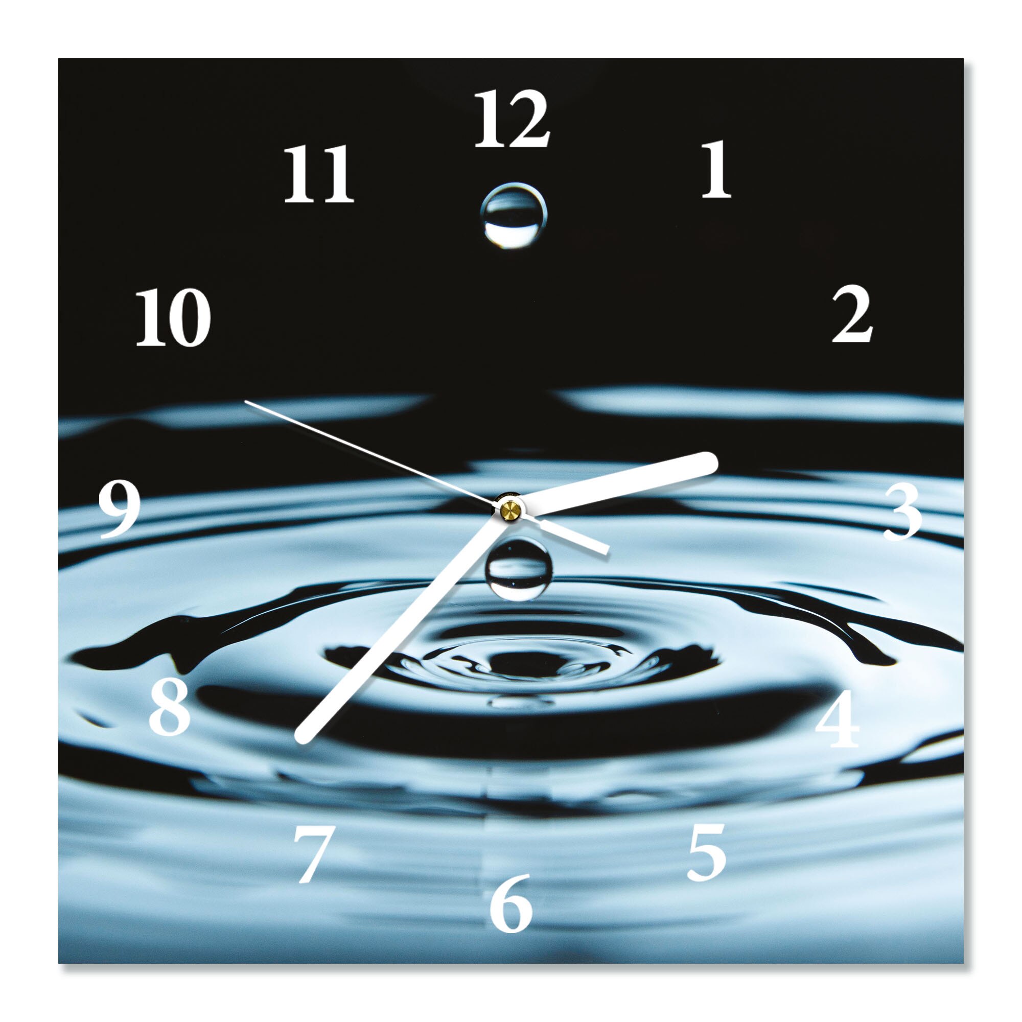 Ceas decorativ, Cosy Planet, Sticla securizata, 30 x 30 cm, Model ...