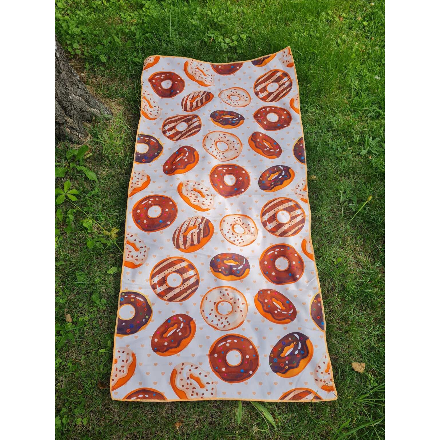 Prosop de plaja 70x140 model gogosi crema - eMAG.ro