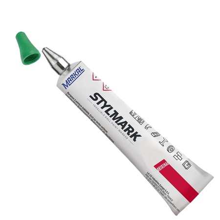 Marker cu bila metalica Stylmark, verde - eMAG.ro