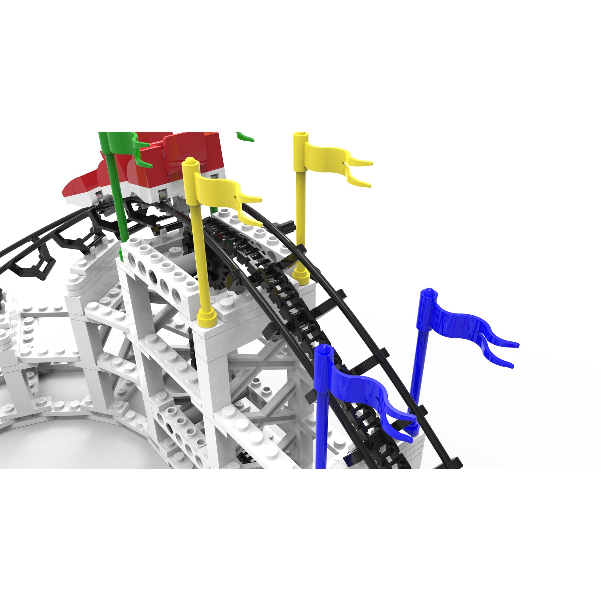 Set constructie Little Dipper Brick Roller Coaster - eMAG.ro