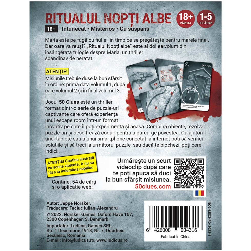 Joc 50 Clues - Ritualul nopti albe - eMAG.ro