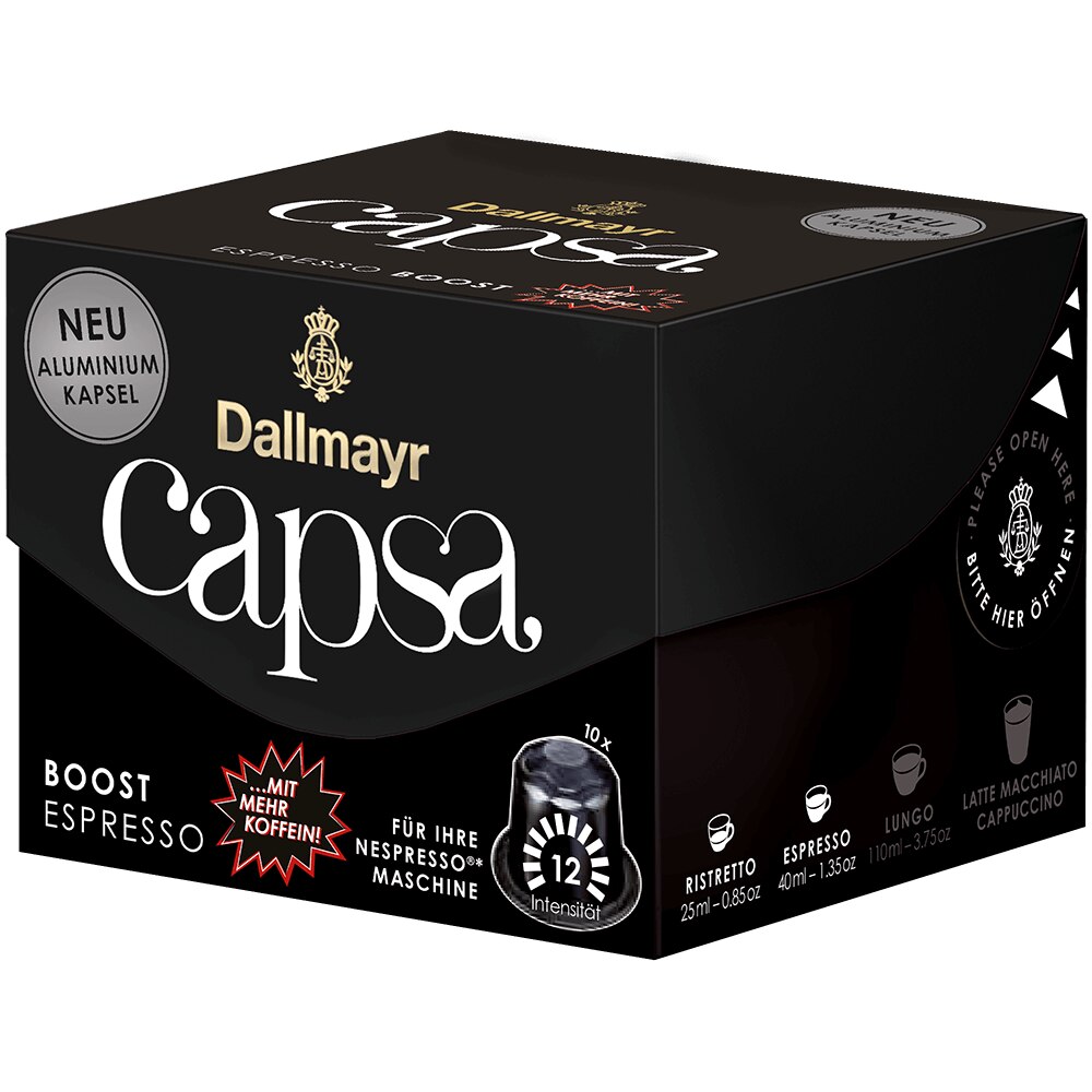 Dallmayr Capsa Espresso Boost kávékapszula 56 g (10 db) - eMAG.hu