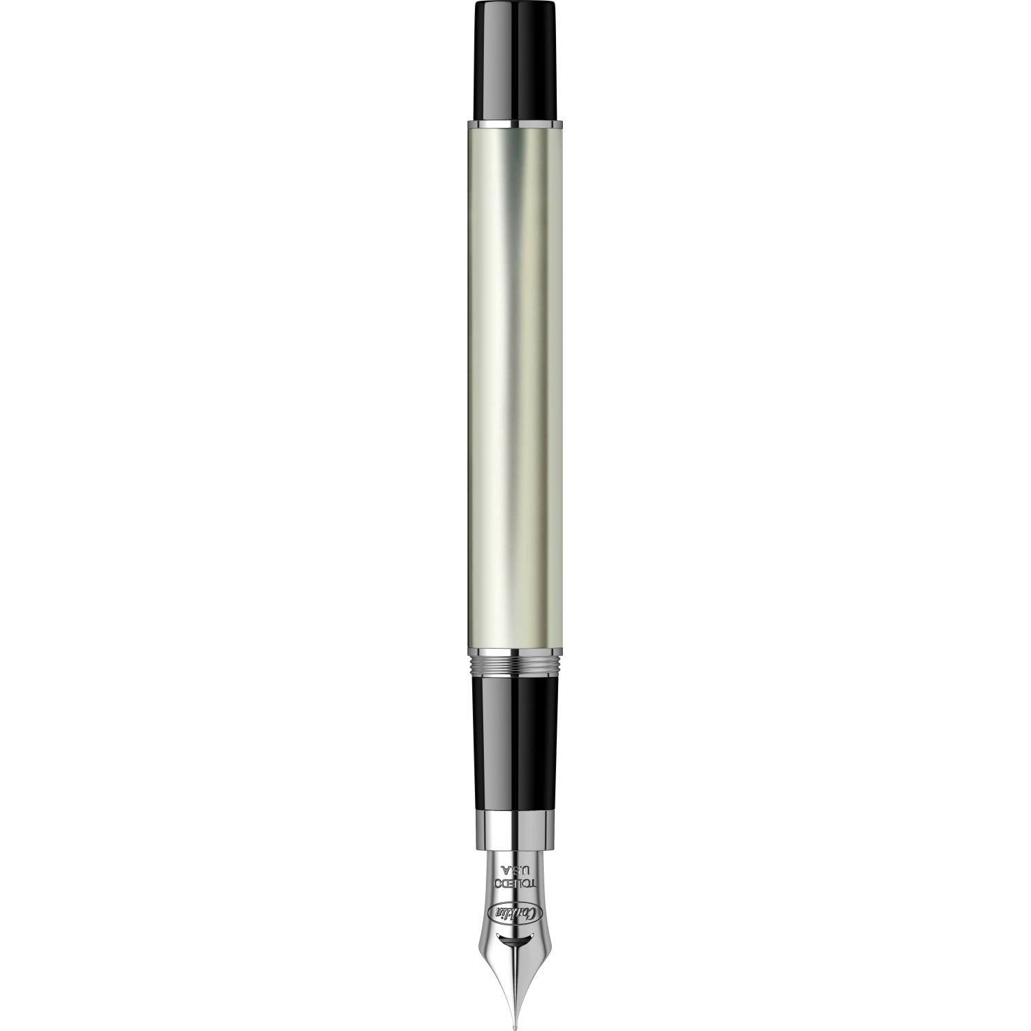 Stilou Conklin Stylograph Matte Finish Polar White CT - eMAG.ro