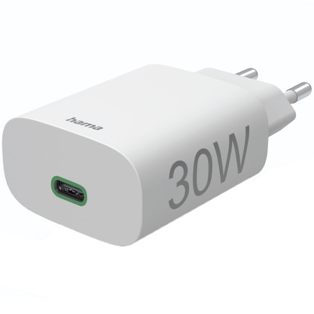 Incarcator retea Hama, USB, PD / Qualcomm, 30W, Alb - eMAG.ro