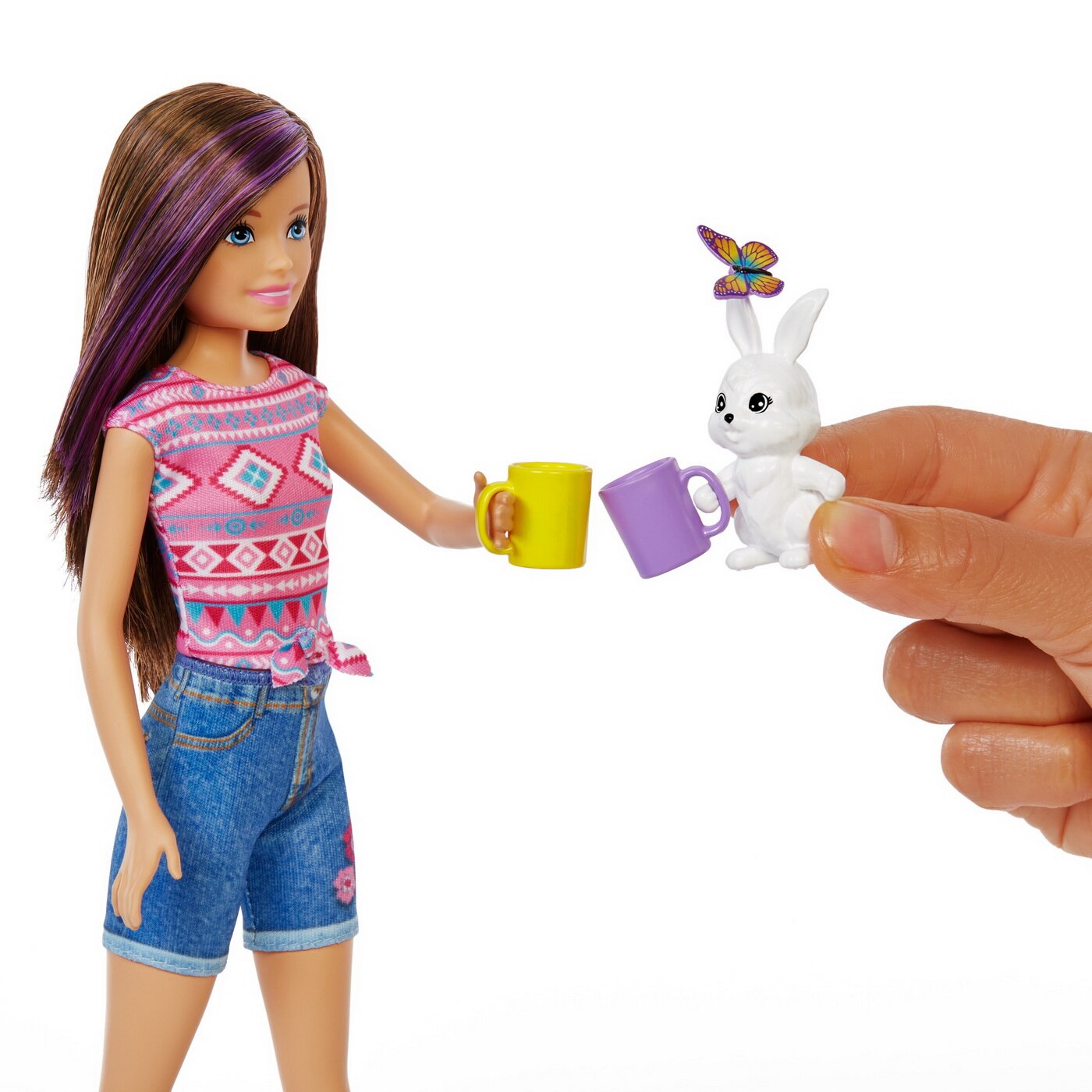 Set de joaca Barbie - Camping, Stacie - eMAG.ro