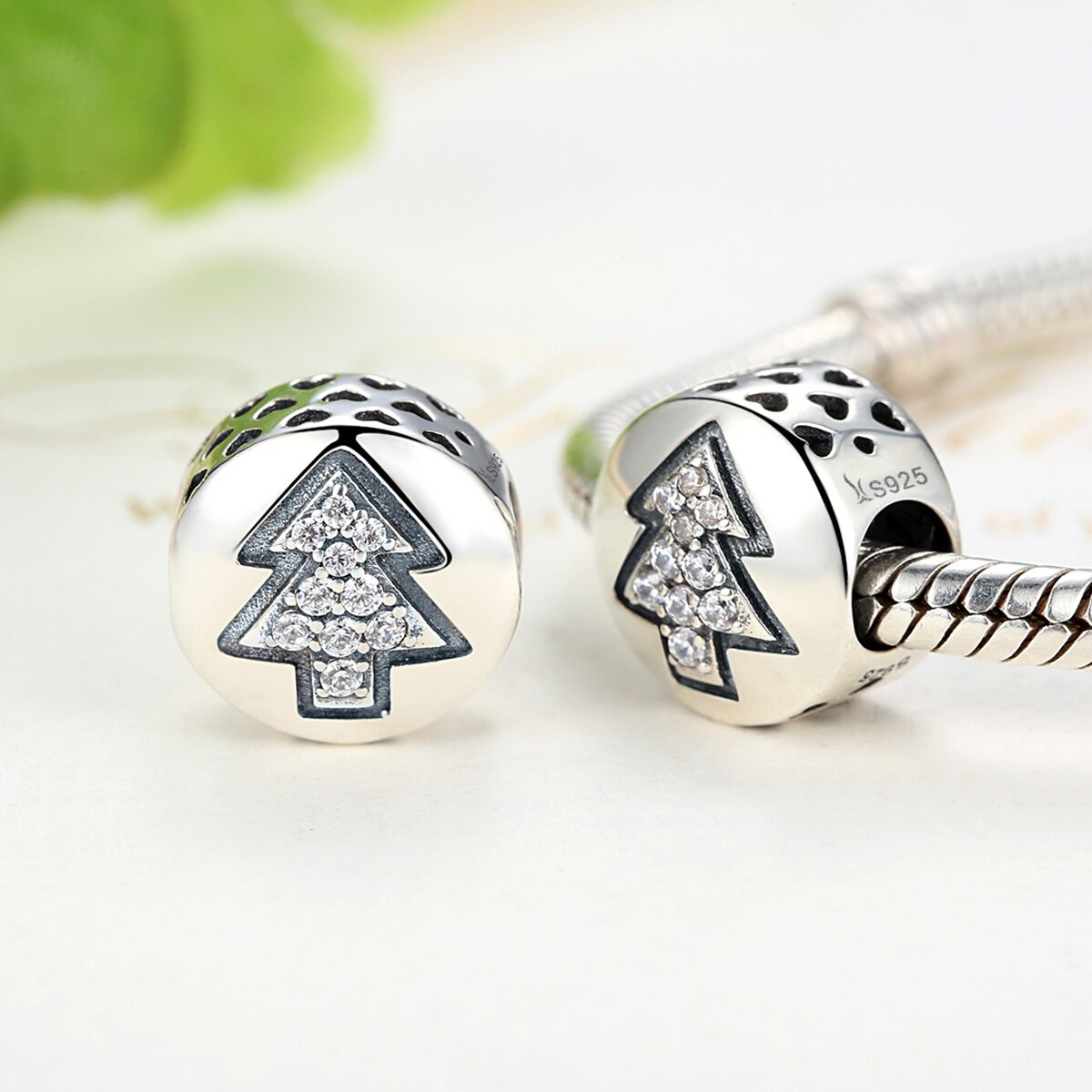 Talisman din Argint Pine Tree Charm - eMAG.ro