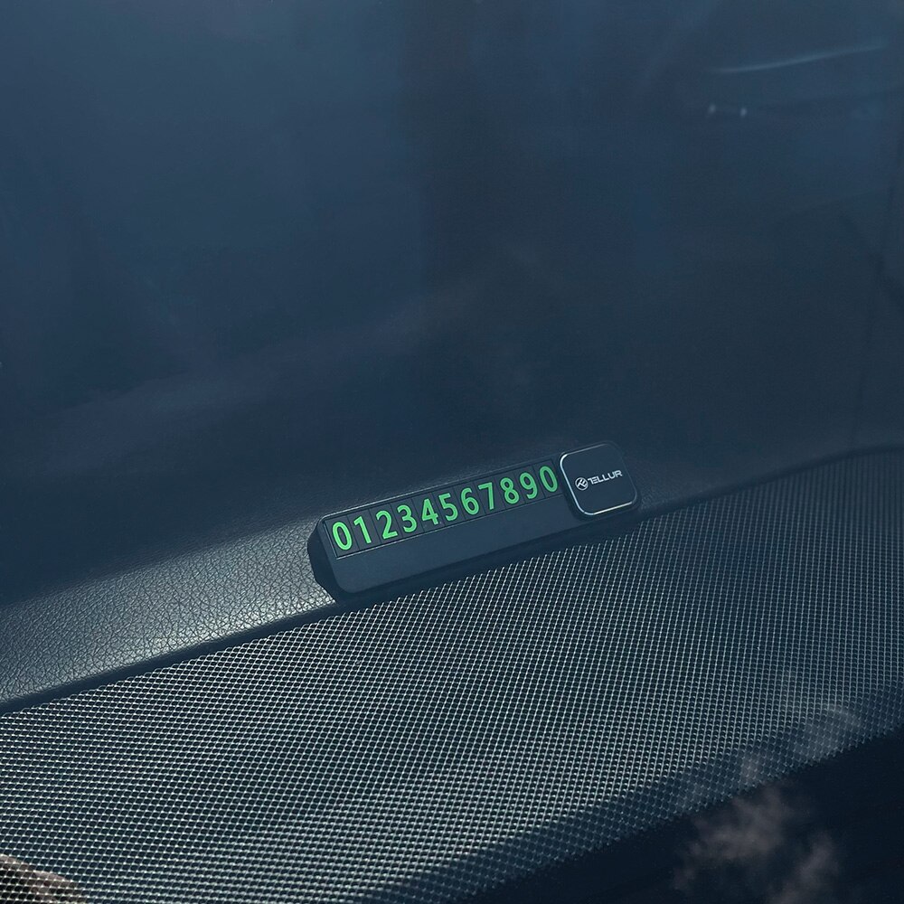 Suport numar telefon Tellur Basic pentru parcare temporara, plastic ...