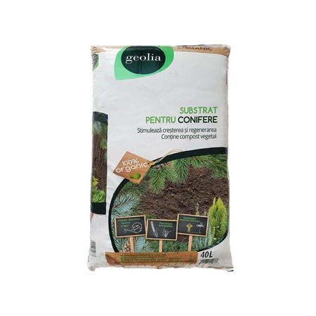 Субстрат за иглолистни дървета Geolia 40л - eMAG.bg