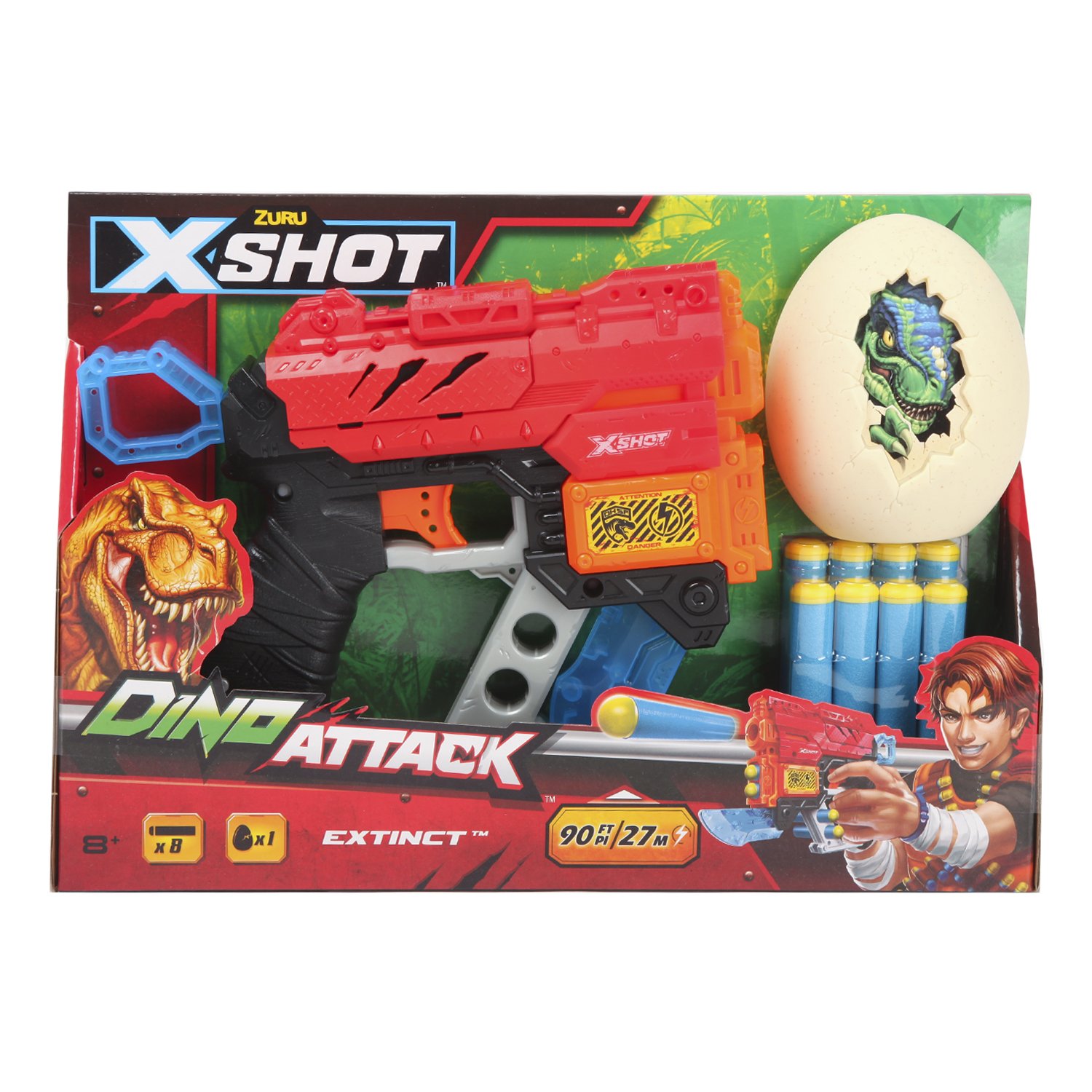 Pistol X−Shot Dino Extinct 8 cartuse - eMAG.ro