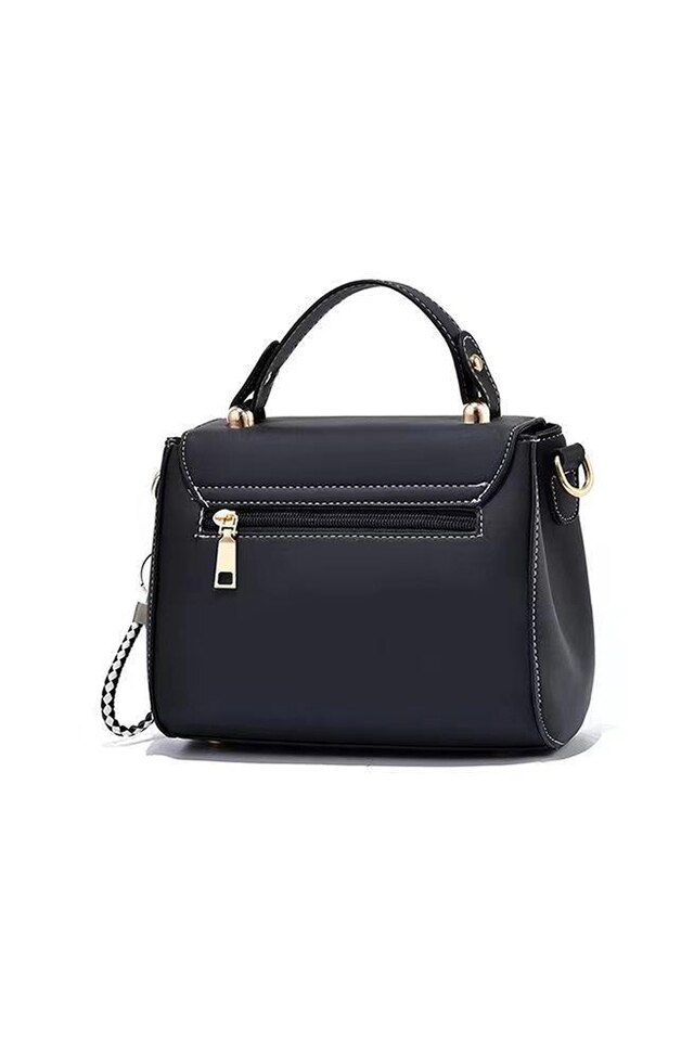 Geanta pentru femei, Crossbody fashion, Incuietoare geometrica, PVC ...