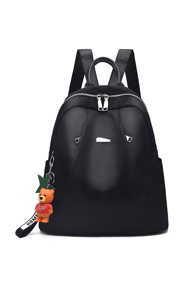Rucsac pentru femei, Panza, 32x14x45 cm, Negru - eMAG.ro