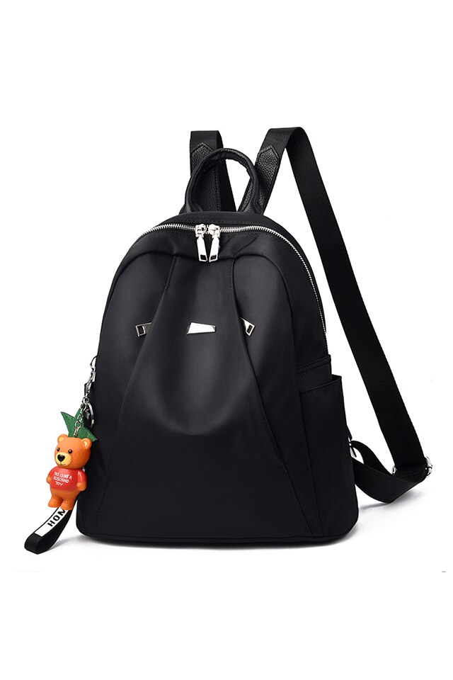 Rucsac pentru femei, Panza, 32x14x45 cm, Negru - eMAG.ro