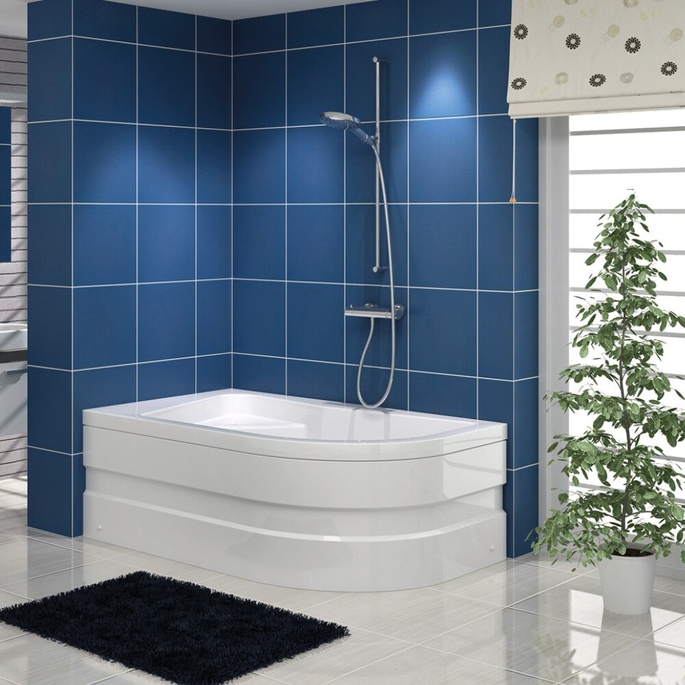 Cada acril asimetrica Celesta Antares, 100x150 cm, de stanga, cu masca ...