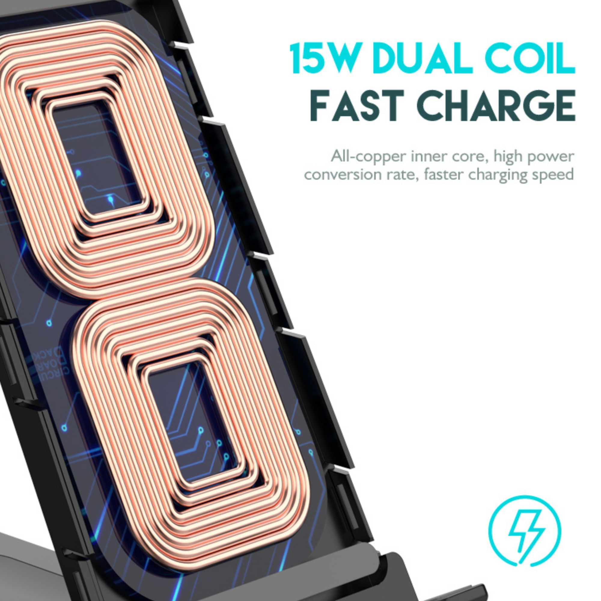 Incarcator Wireless ESL by Essential Level®, Statie de Incarcare fara ...